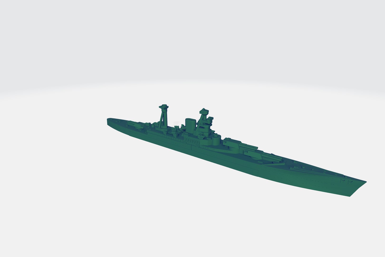 HMS Incomparable Battlecruiser 3D Model - TurboSquid 2251736