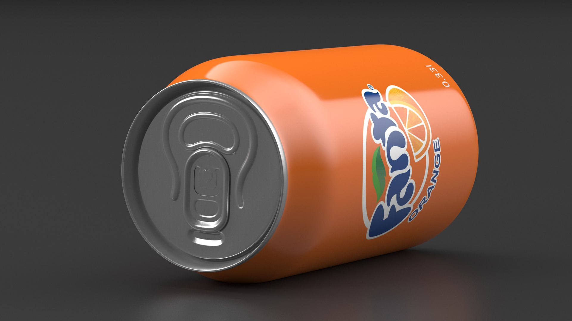 Fanta Orange Carbonated Drink 033l 3D - TurboSquid 2196911
