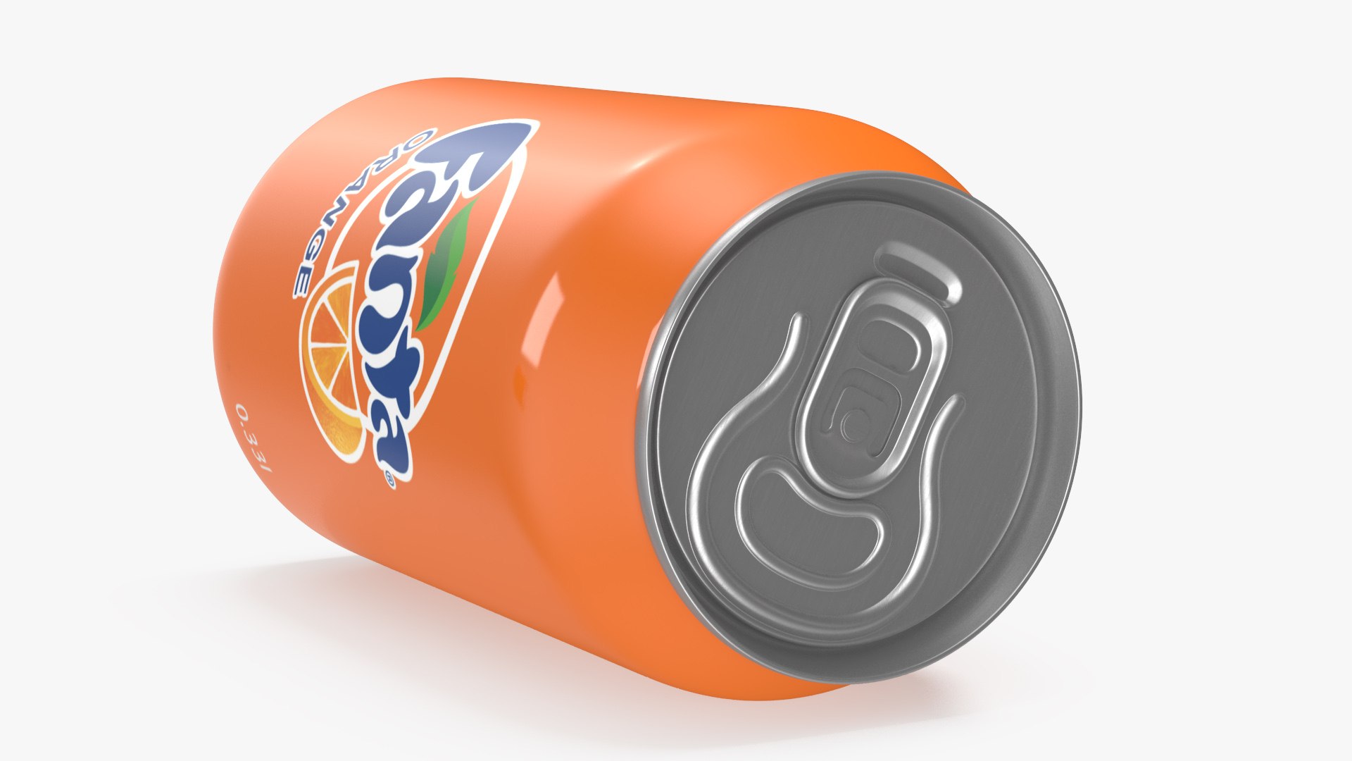 Fanta Orange Carbonated Drink 033l 3D - TurboSquid 2196911