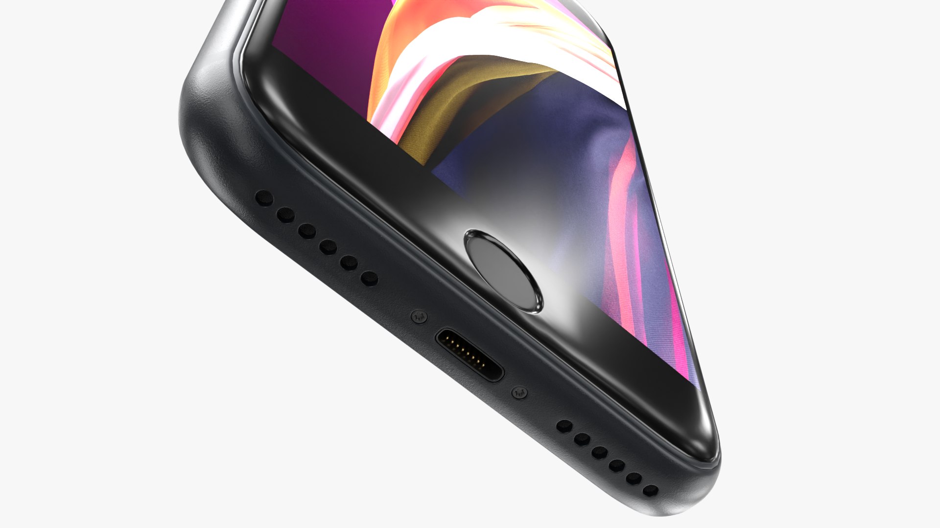 3D IPhone SE Midnight 2022 Model - TurboSquid 1866831