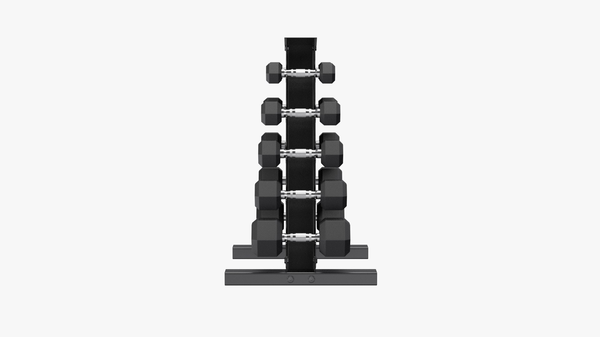 Dumbbell Rack 3D Model - TurboSquid 1716507