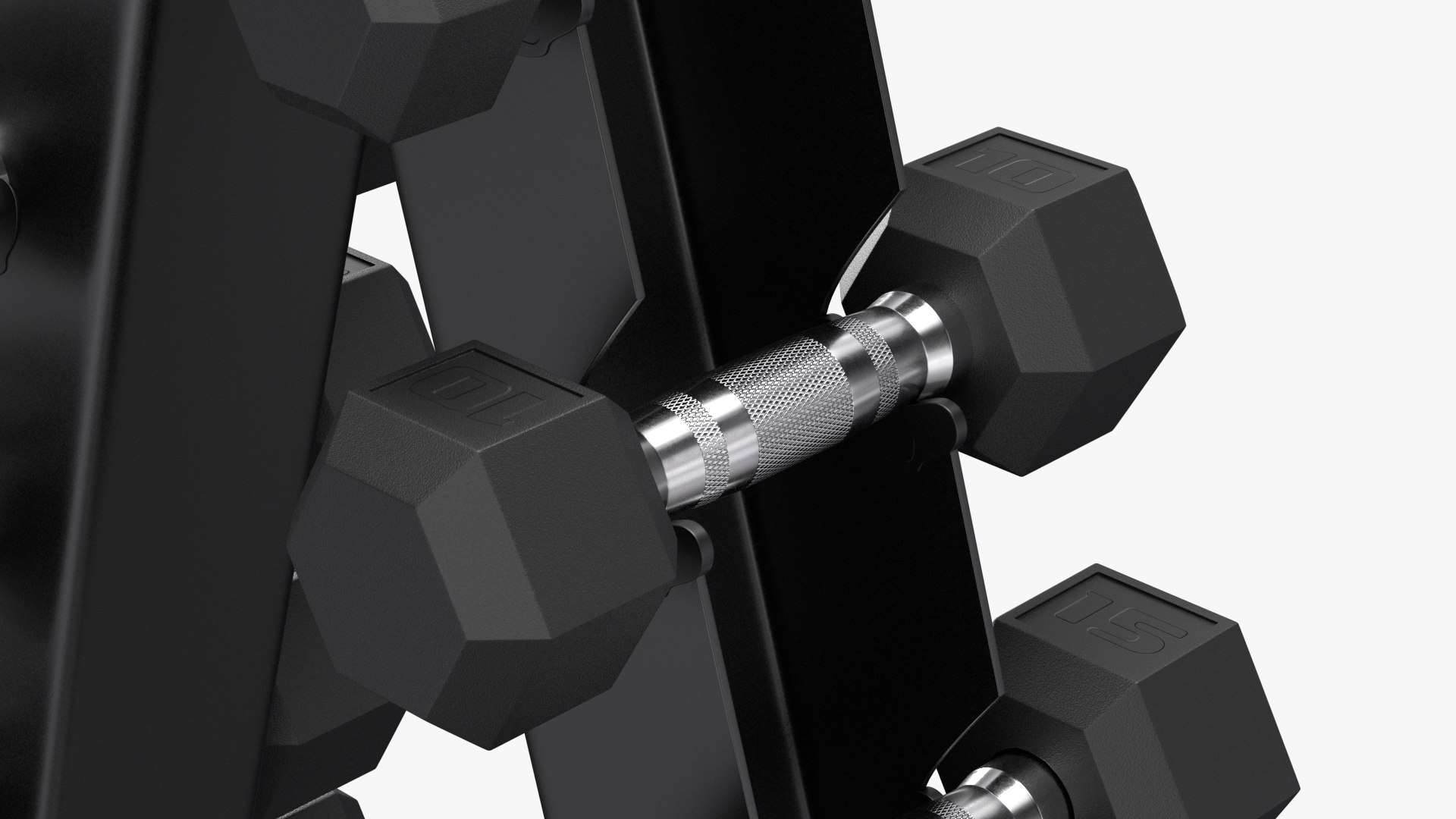 Dumbbell Rack 3D Model - TurboSquid 1716507