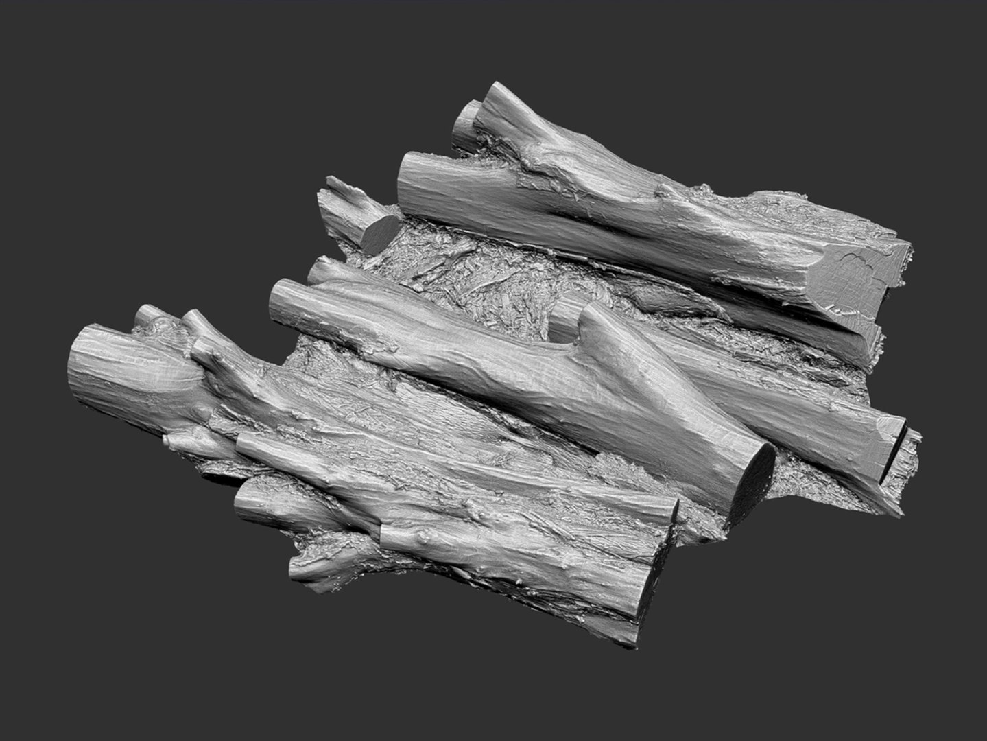 3D Logs Scan Pack - TurboSquid 1598192