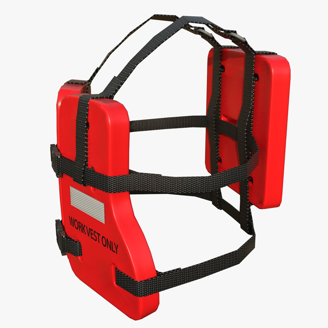 Commercial Life Jacket - Model - TurboSquid 1186072