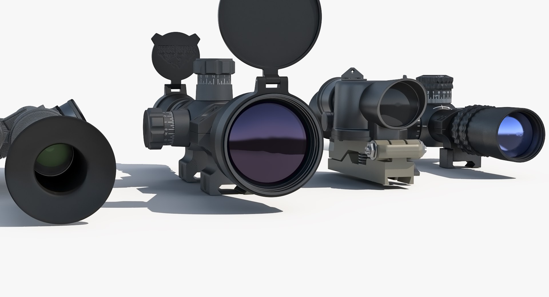 3D military scopes - TurboSquid 1195987