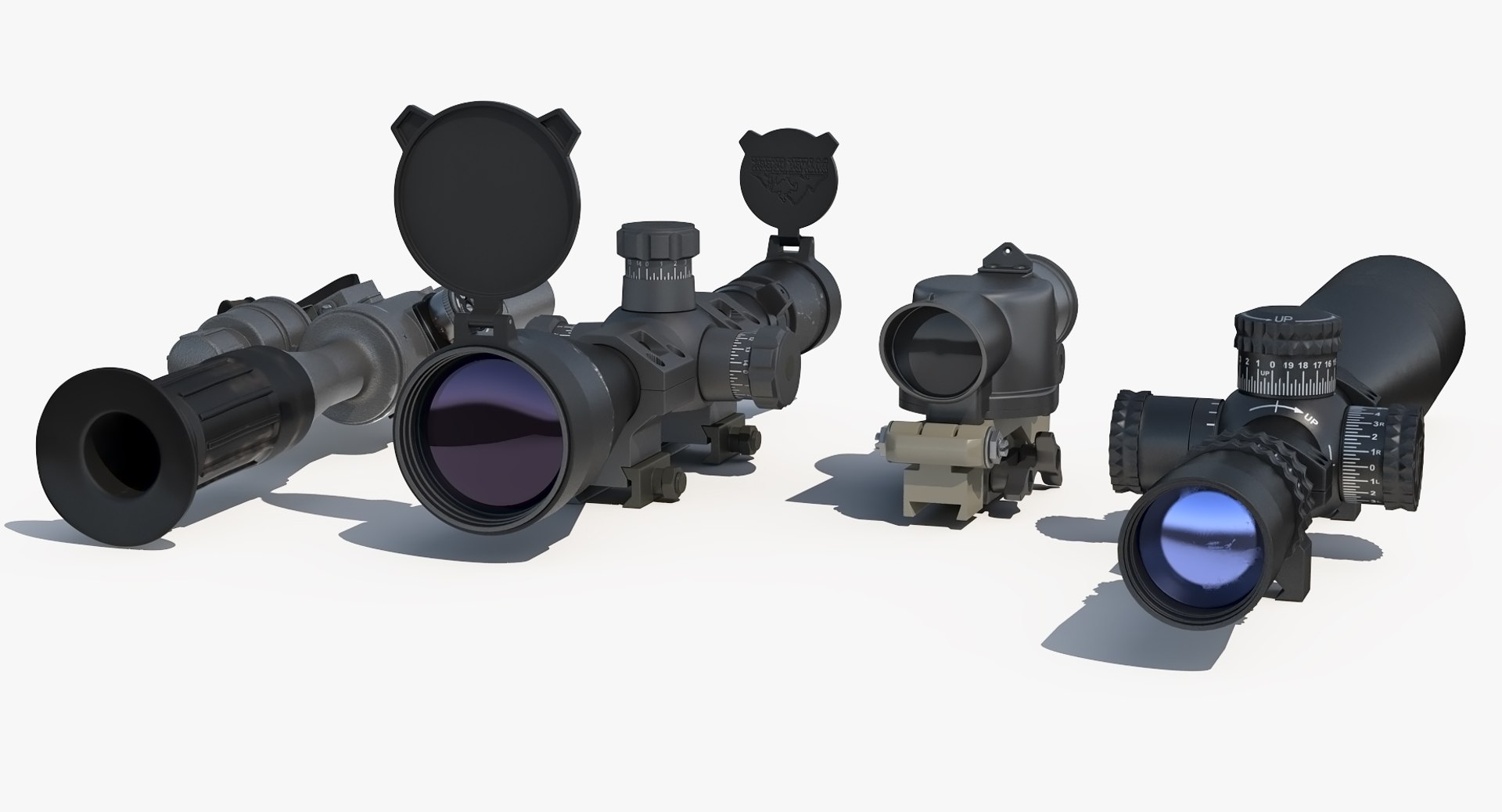 3D military scopes - TurboSquid 1195987