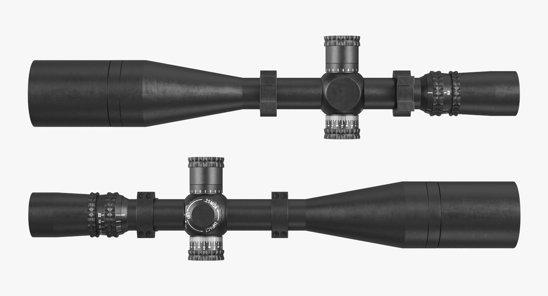 3D Military Scopes - TurboSquid 1195987