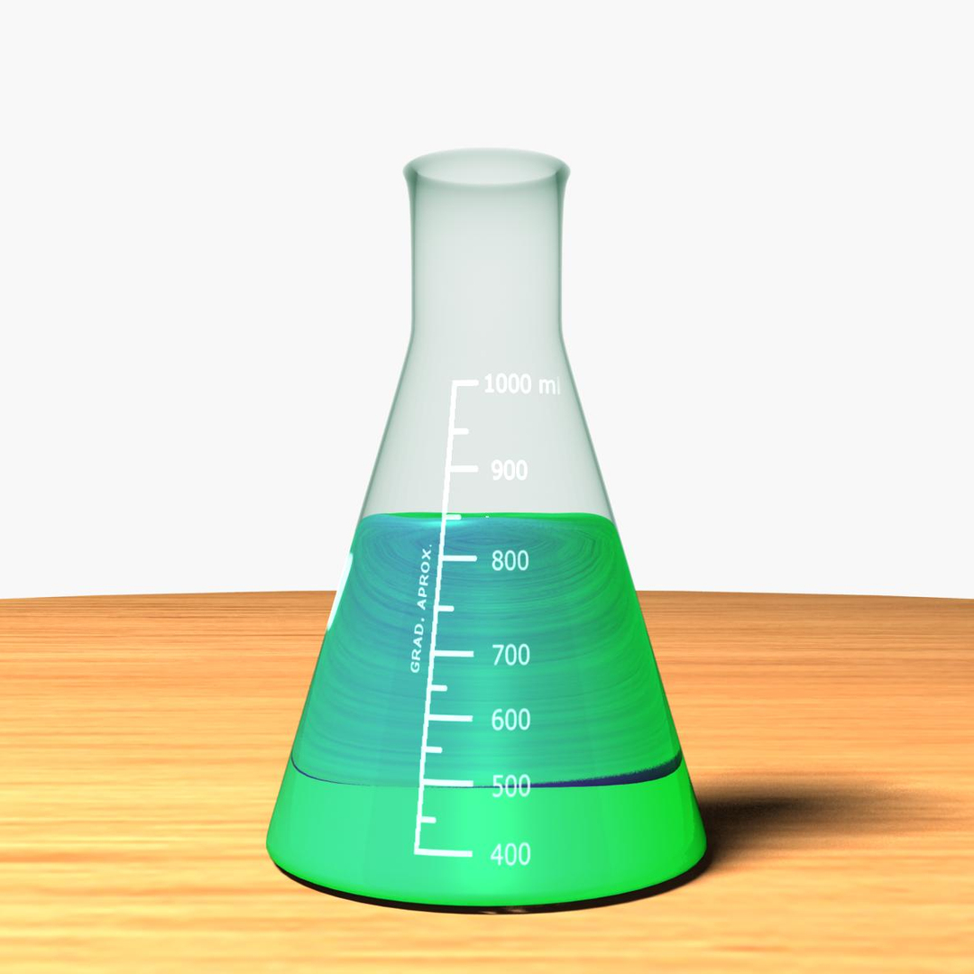 Erlenmeyer Flask 3d Model
