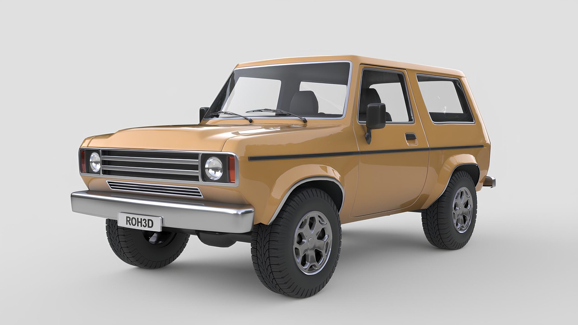 Generic SUV 1987 3D Model - TurboSquid 2356876