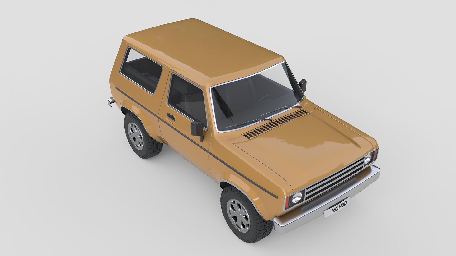 Generic SUV 1987 3D Model - TurboSquid 2356876