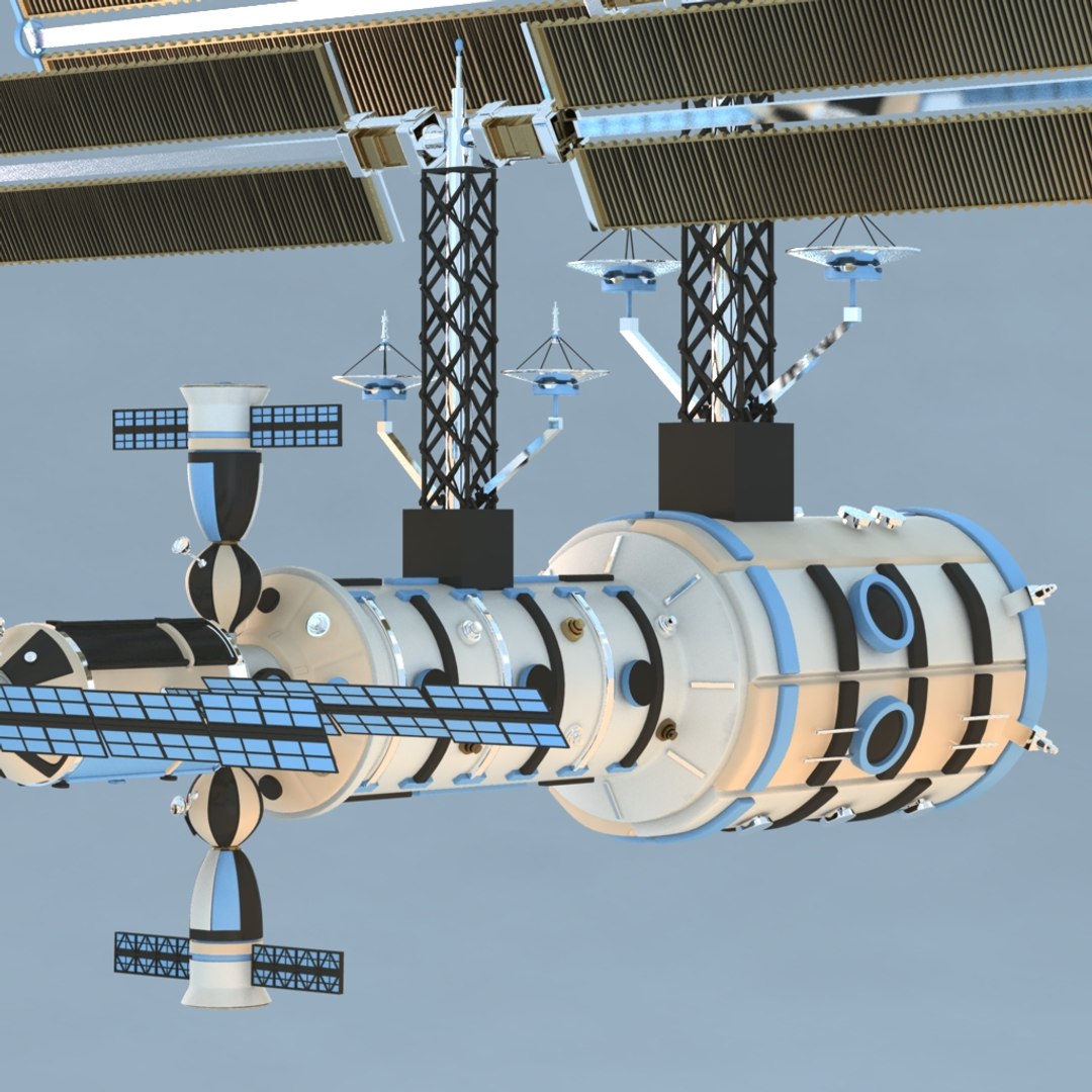3d satellite realistic modeled