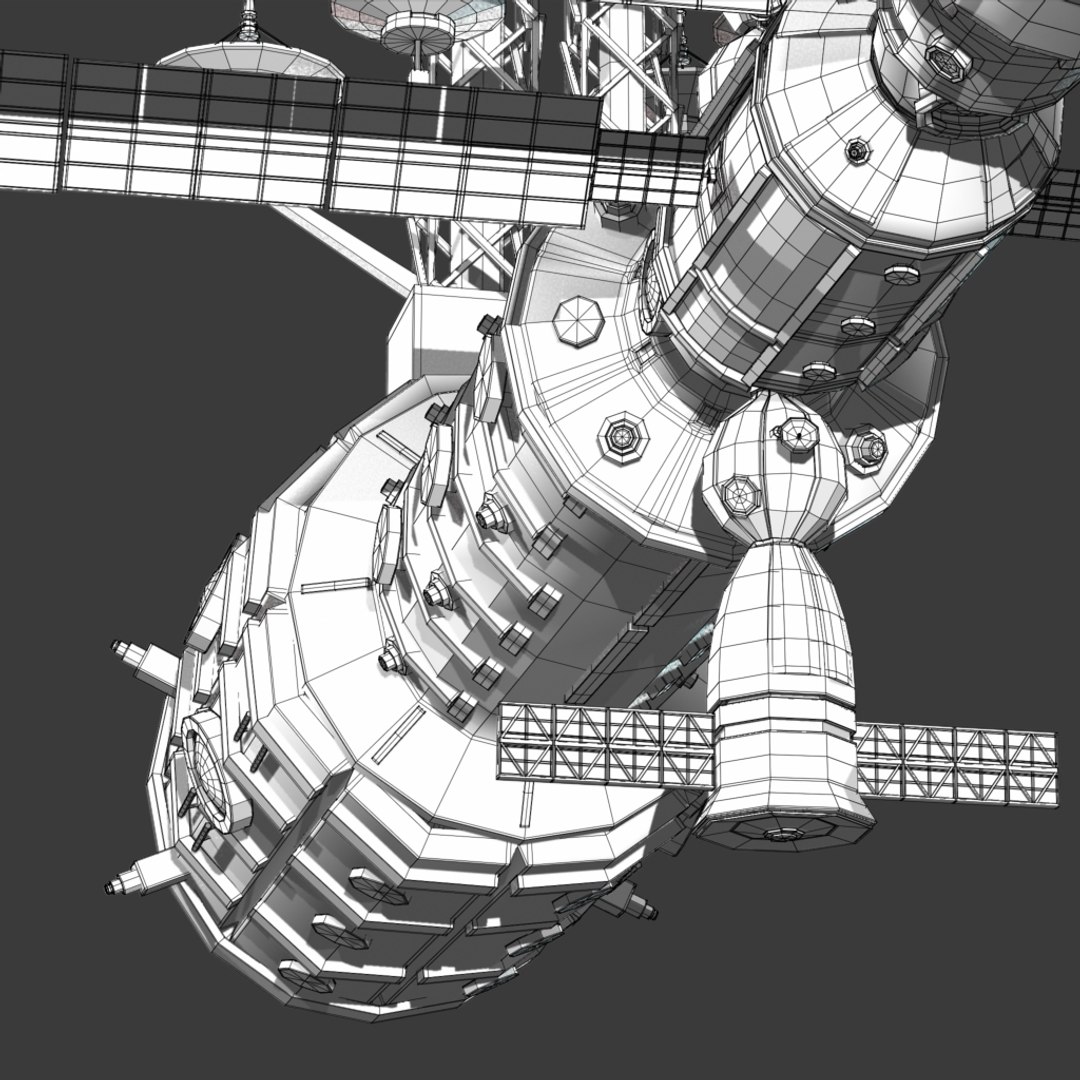 3d satellite realistic modeled