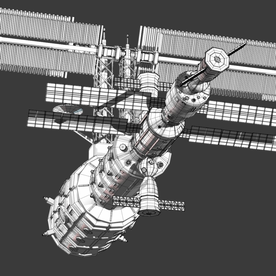 3d satellite realistic modeled