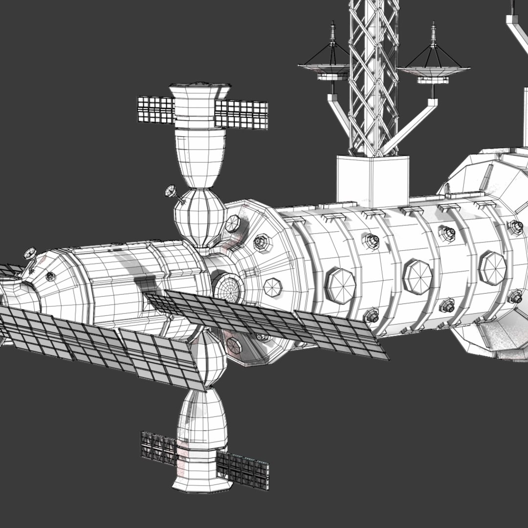 3d satellite realistic modeled