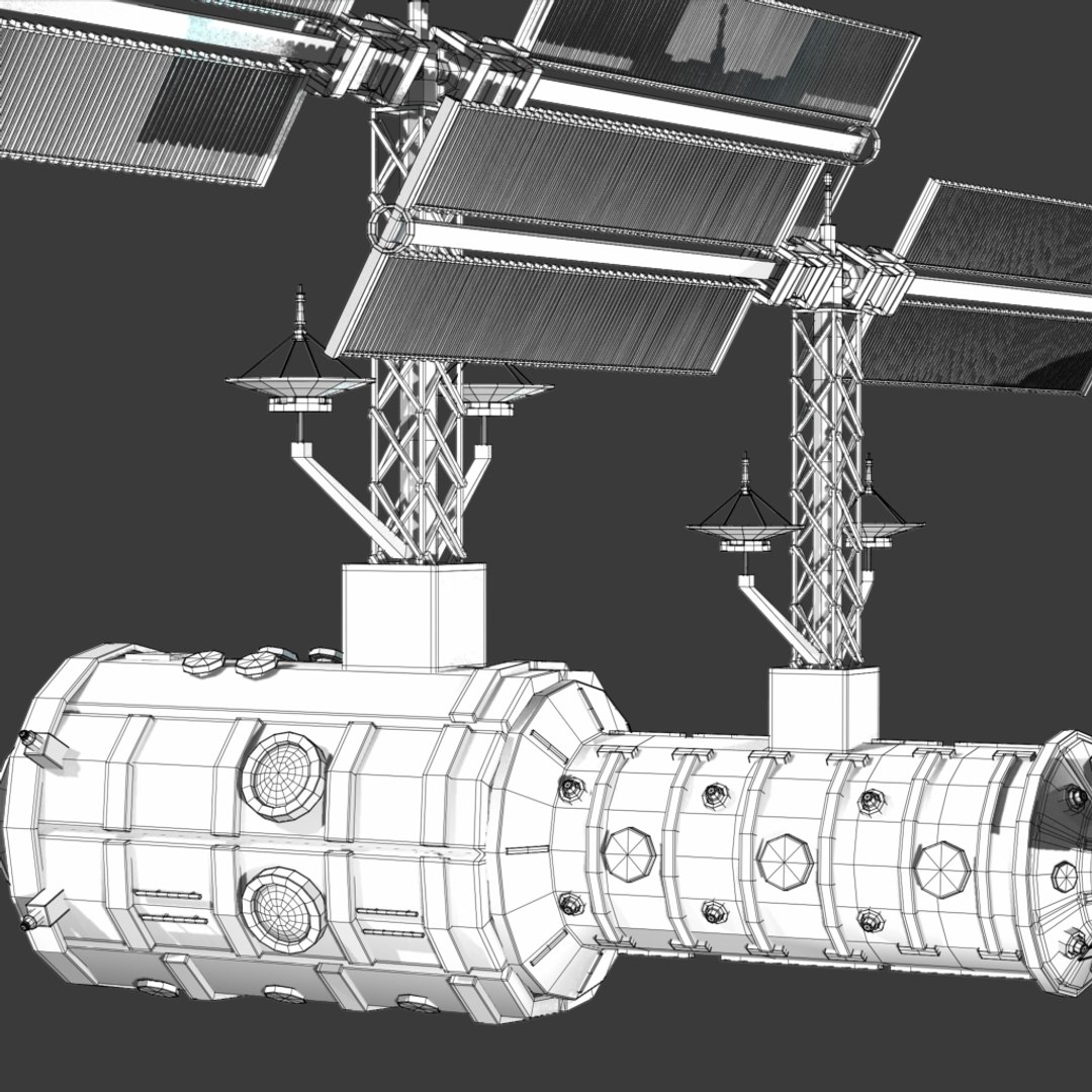 3d satellite realistic modeled