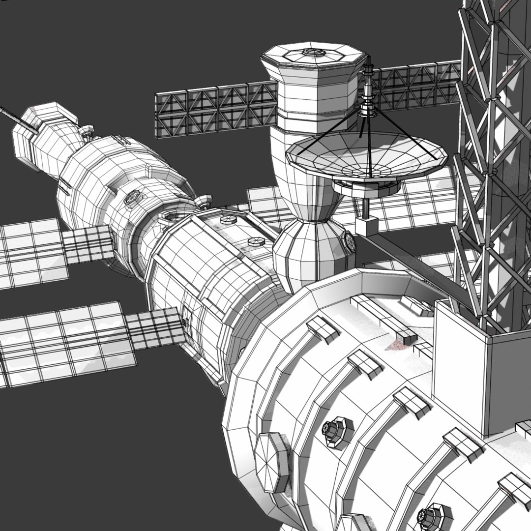 3d satellite realistic modeled