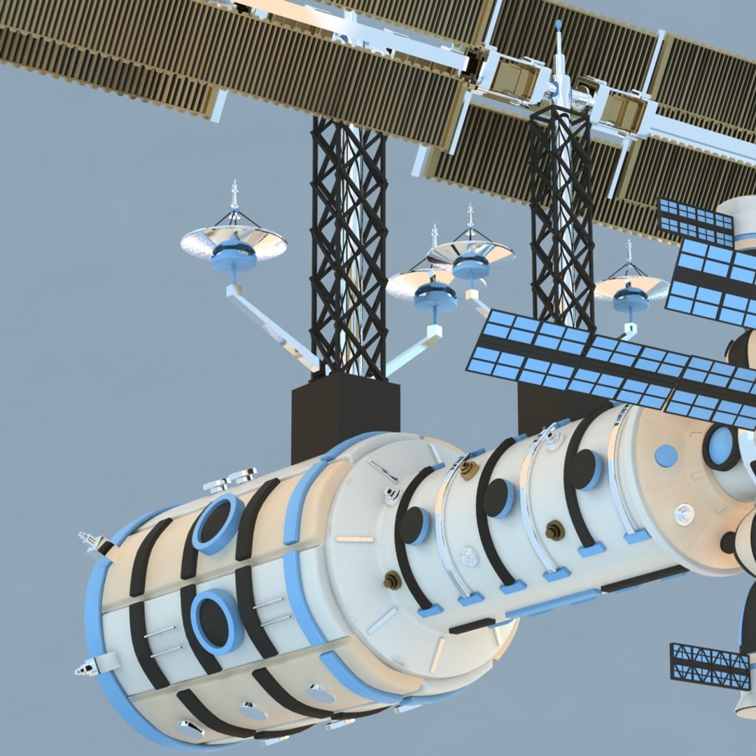 3d Satellite Realistic Modeled