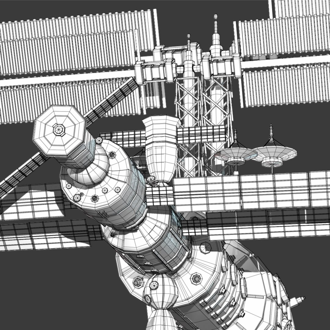 3d satellite realistic modeled