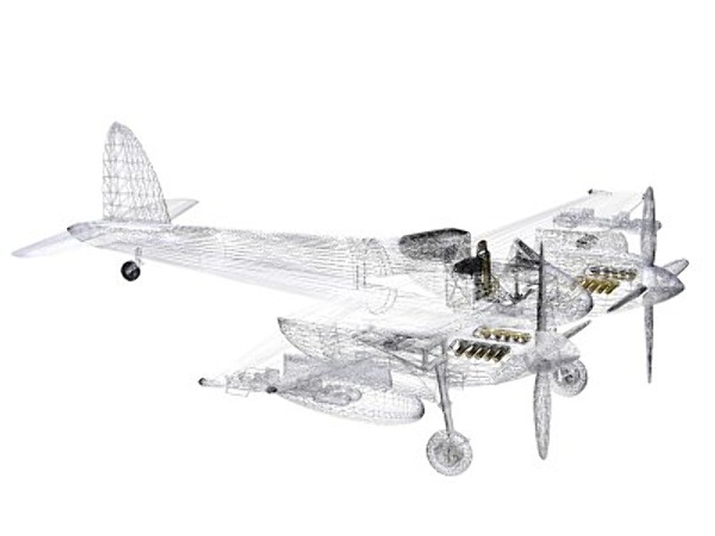 3d Model Haviland Hornet Fighters