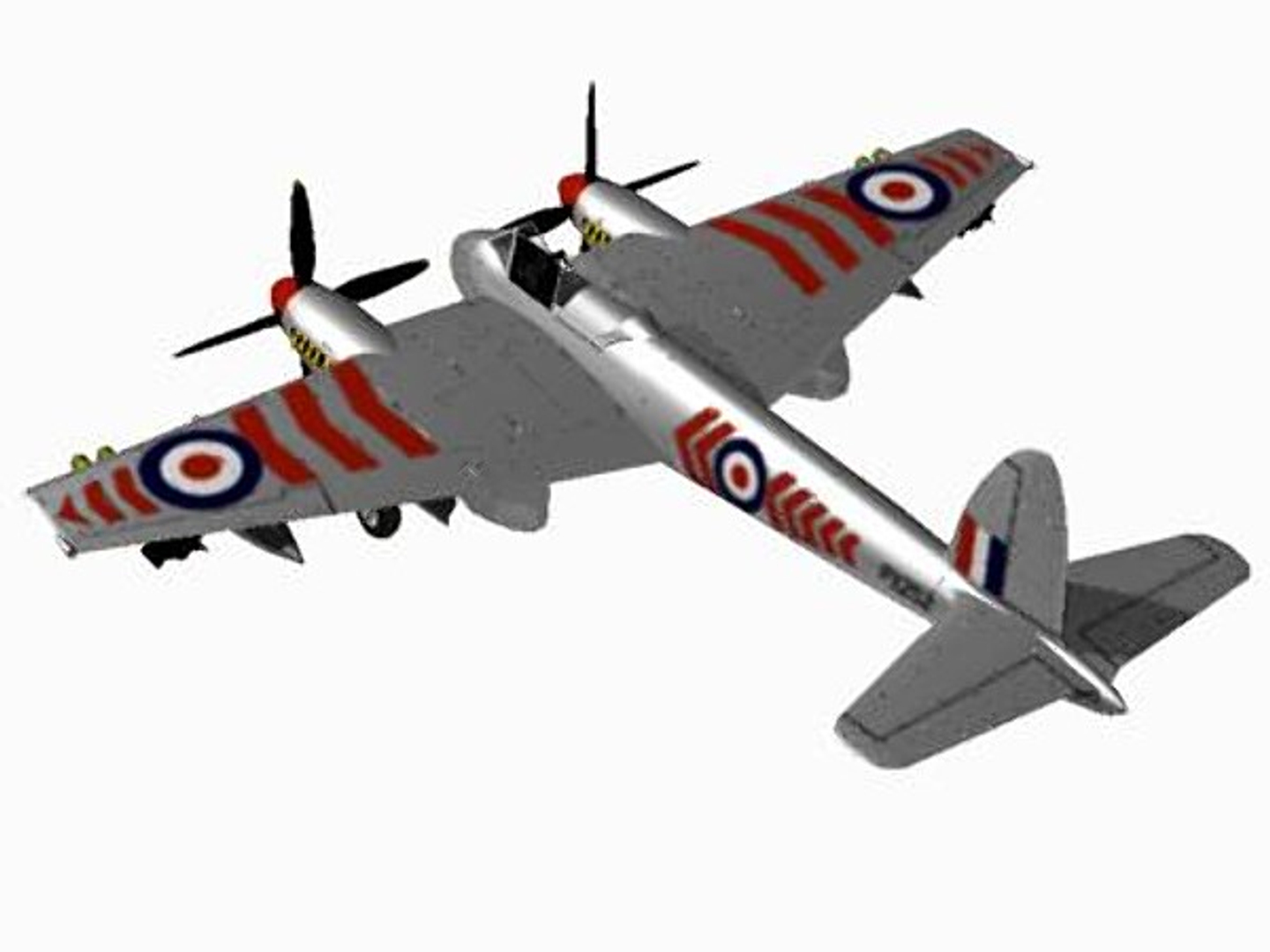 3d model haviland hornet fighters