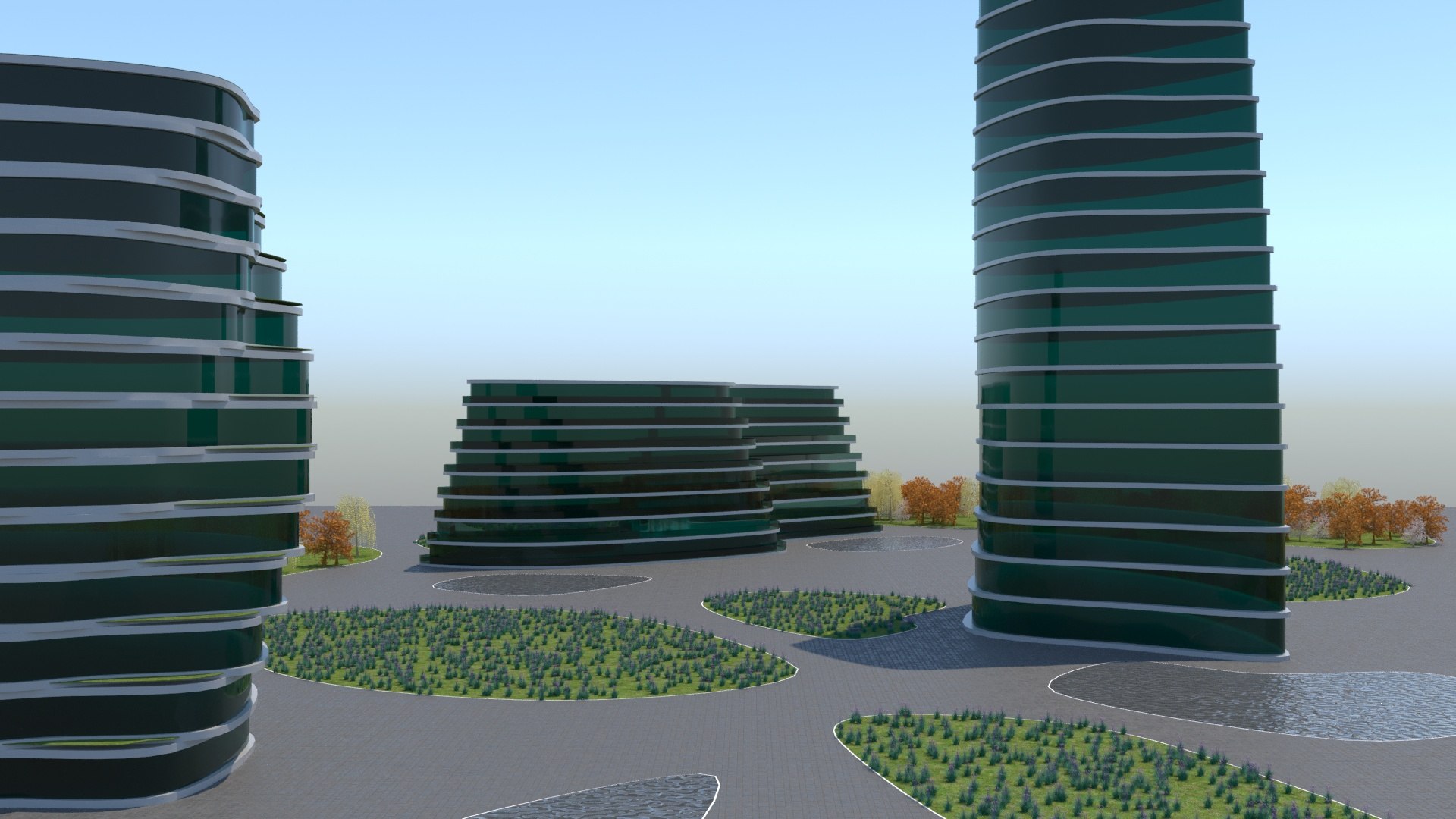 Parametric Buildings Model - TurboSquid 1980727