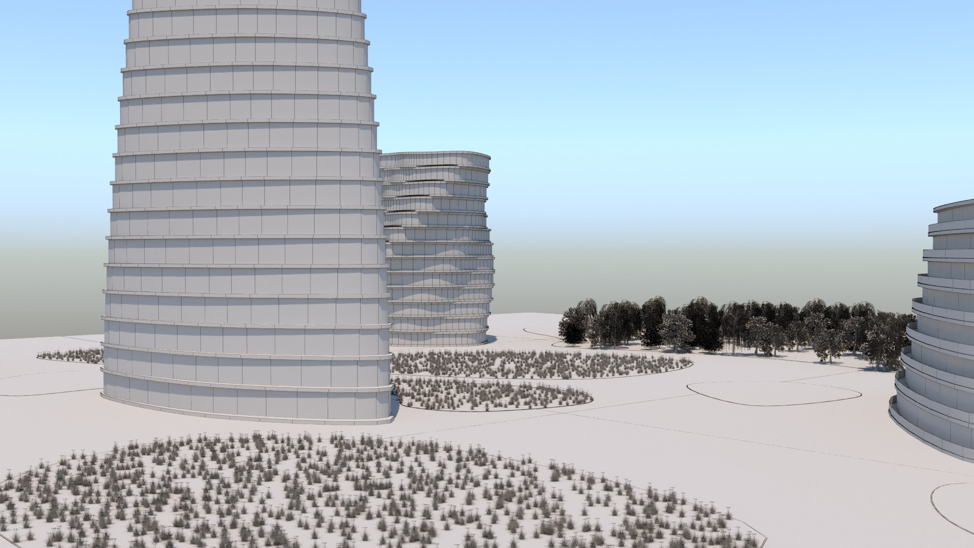Parametric Buildings Model - TurboSquid 1980727