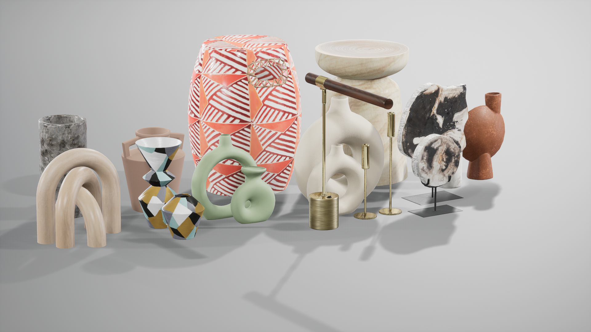 Various House Accessories 3D Model - TurboSquid 1942680