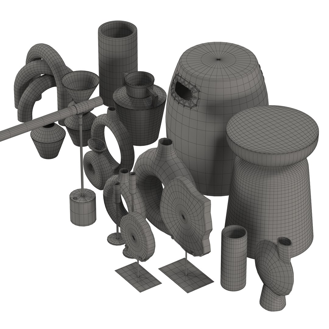 Various House Accessories 3D Model - TurboSquid 1942680