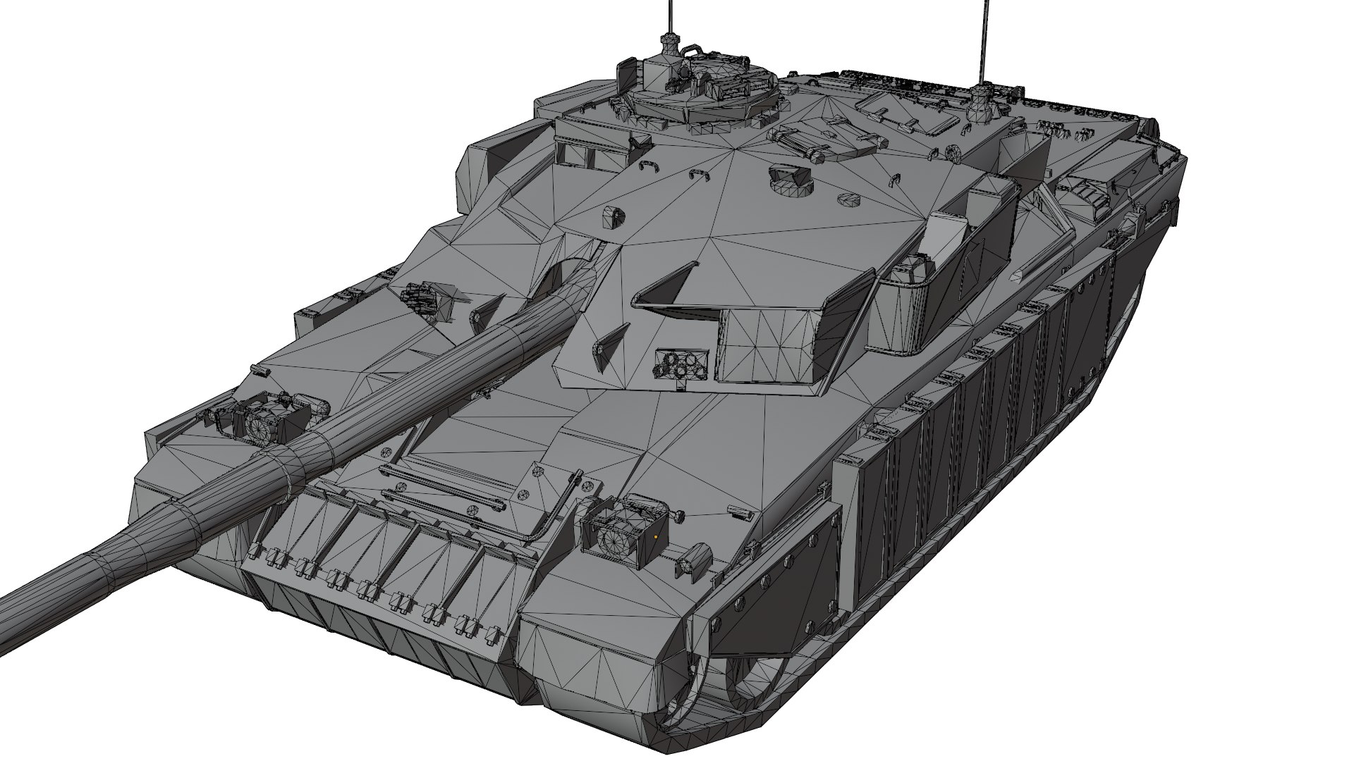Tank Challenger 1 3D Model - TurboSquid 1851501