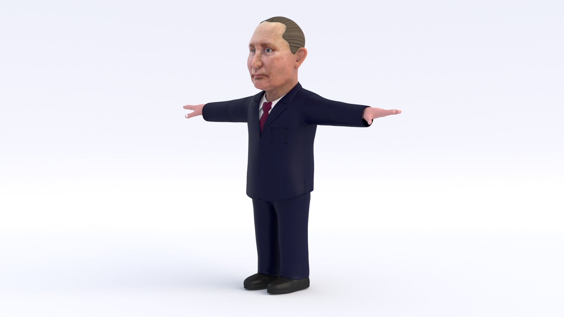 Vladimir Putin 3D Model - TurboSquid 2340696