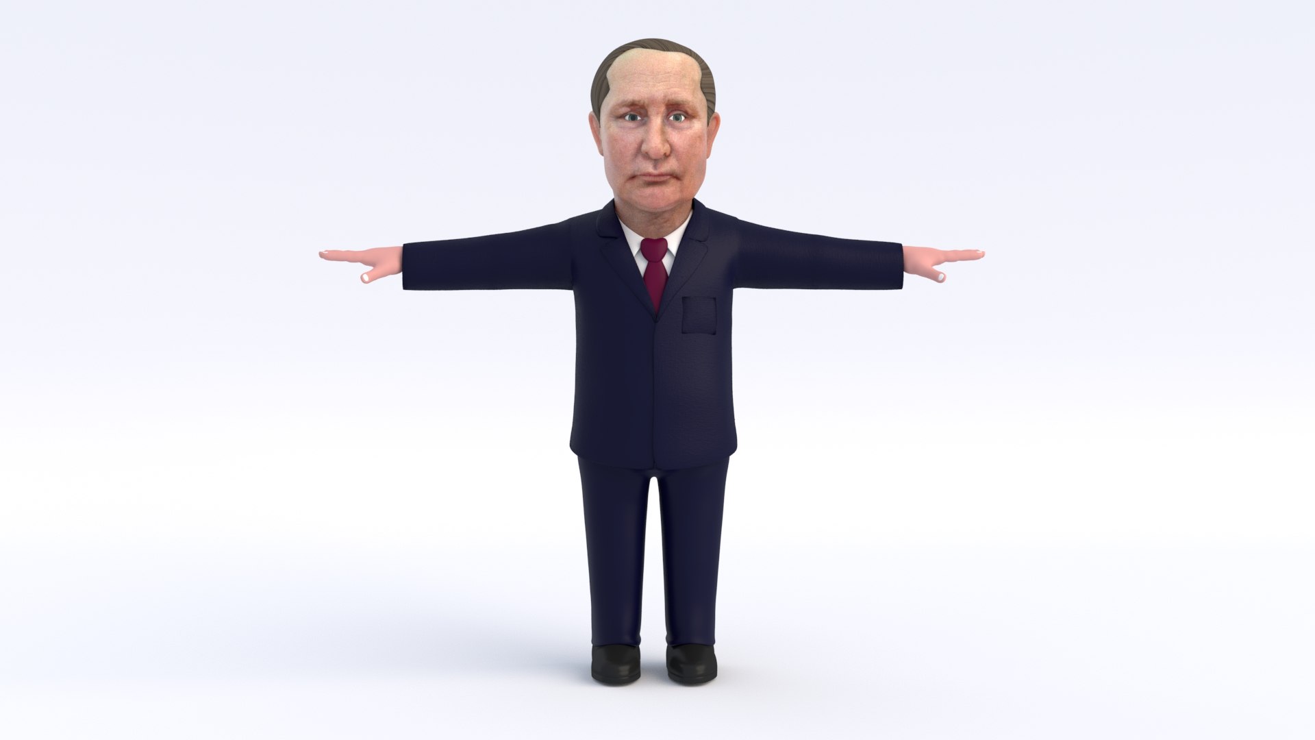 Vladimir Putin 3D Model - TurboSquid 2340696