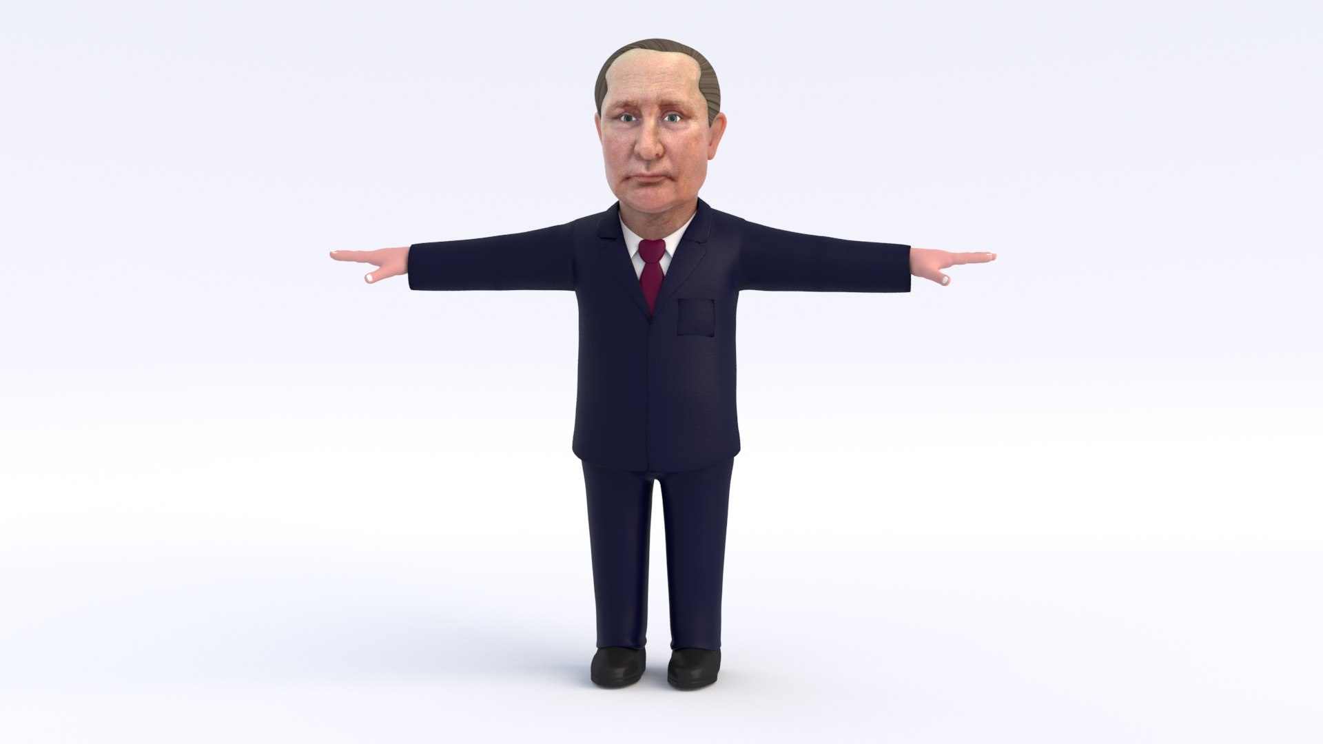 Vladimir Putin 3D Model - TurboSquid 2340696
