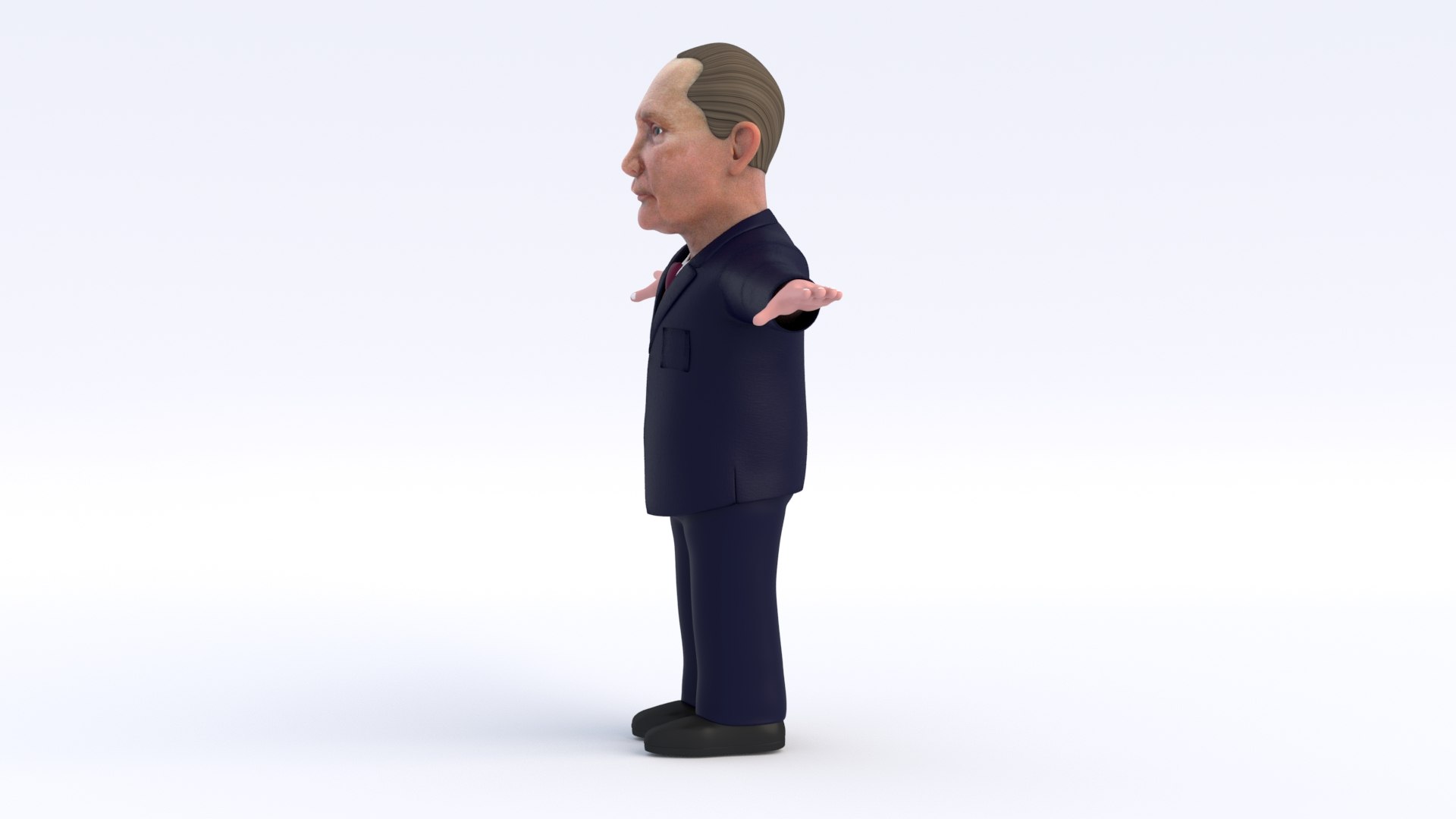 Vladimir Putin 3D Model - TurboSquid 2340696
