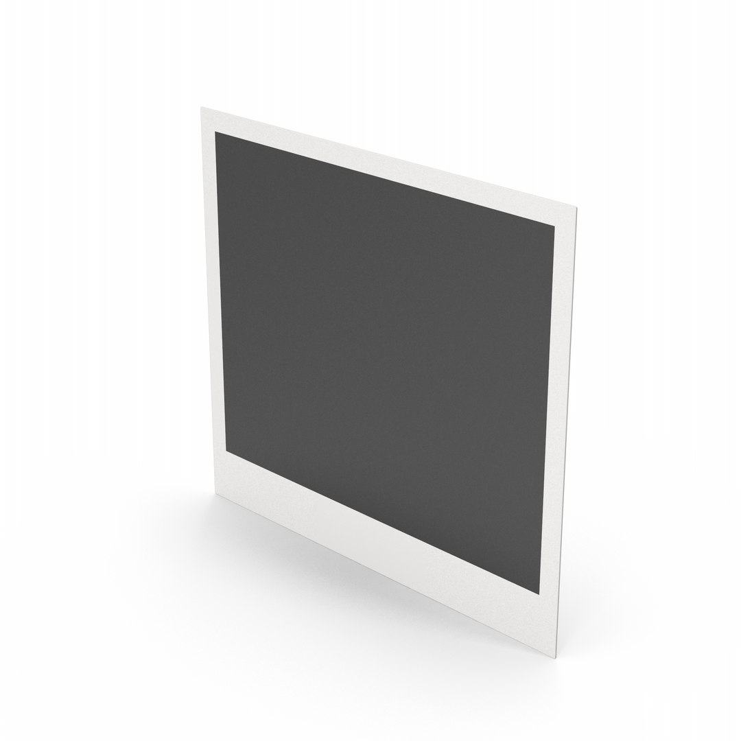 Photo Paper Frame 3D Model - TurboSquid 2280639