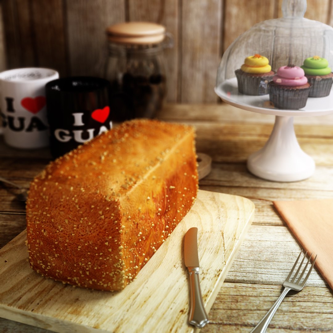 Loaf Bread 3d Max
