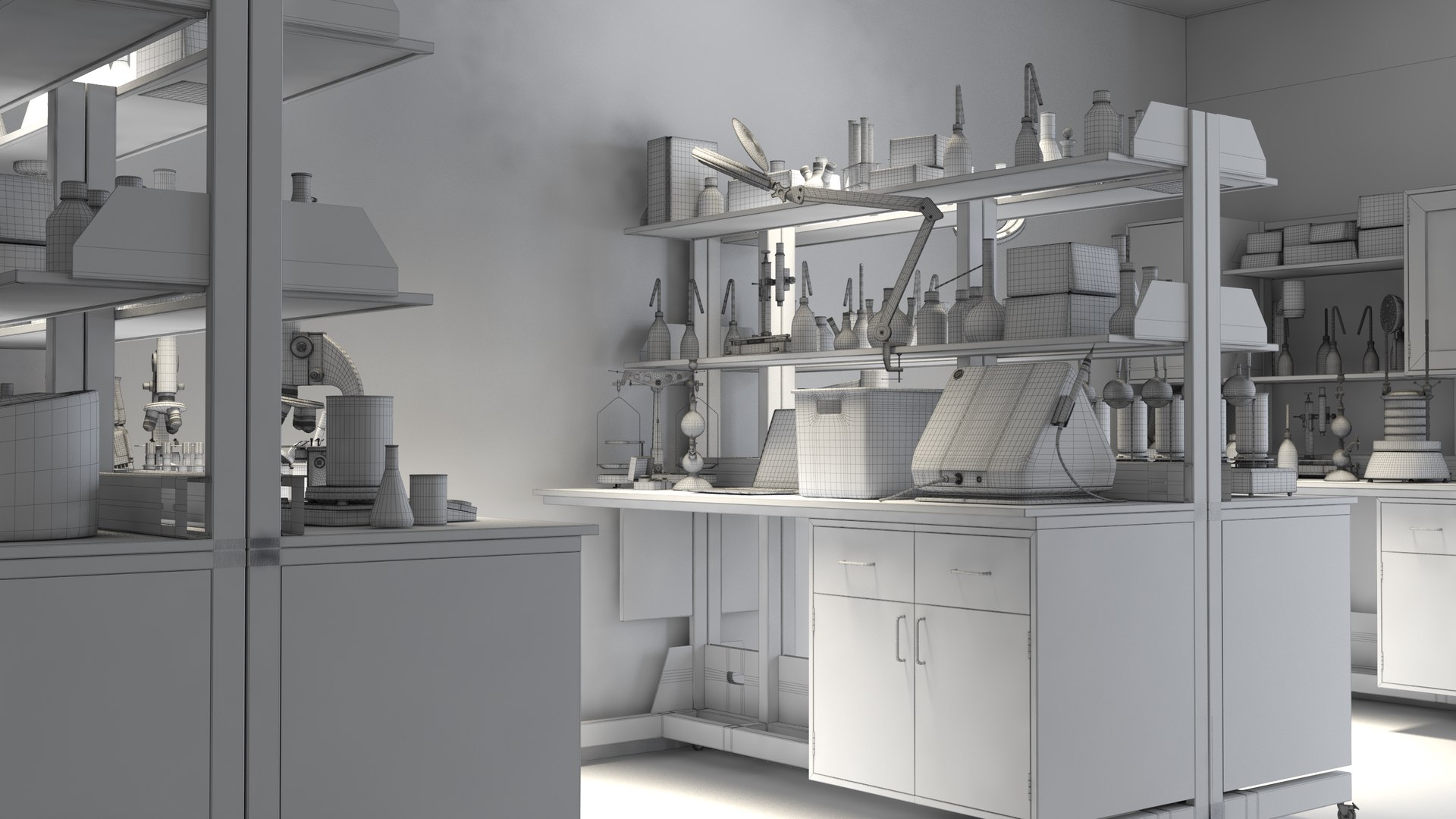 3D Laboratory Small model - TurboSquid 1775023