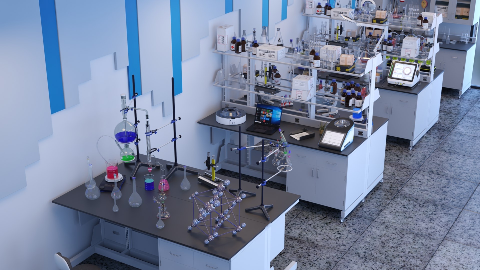 3D Laboratory Small Model - TurboSquid 1775023
