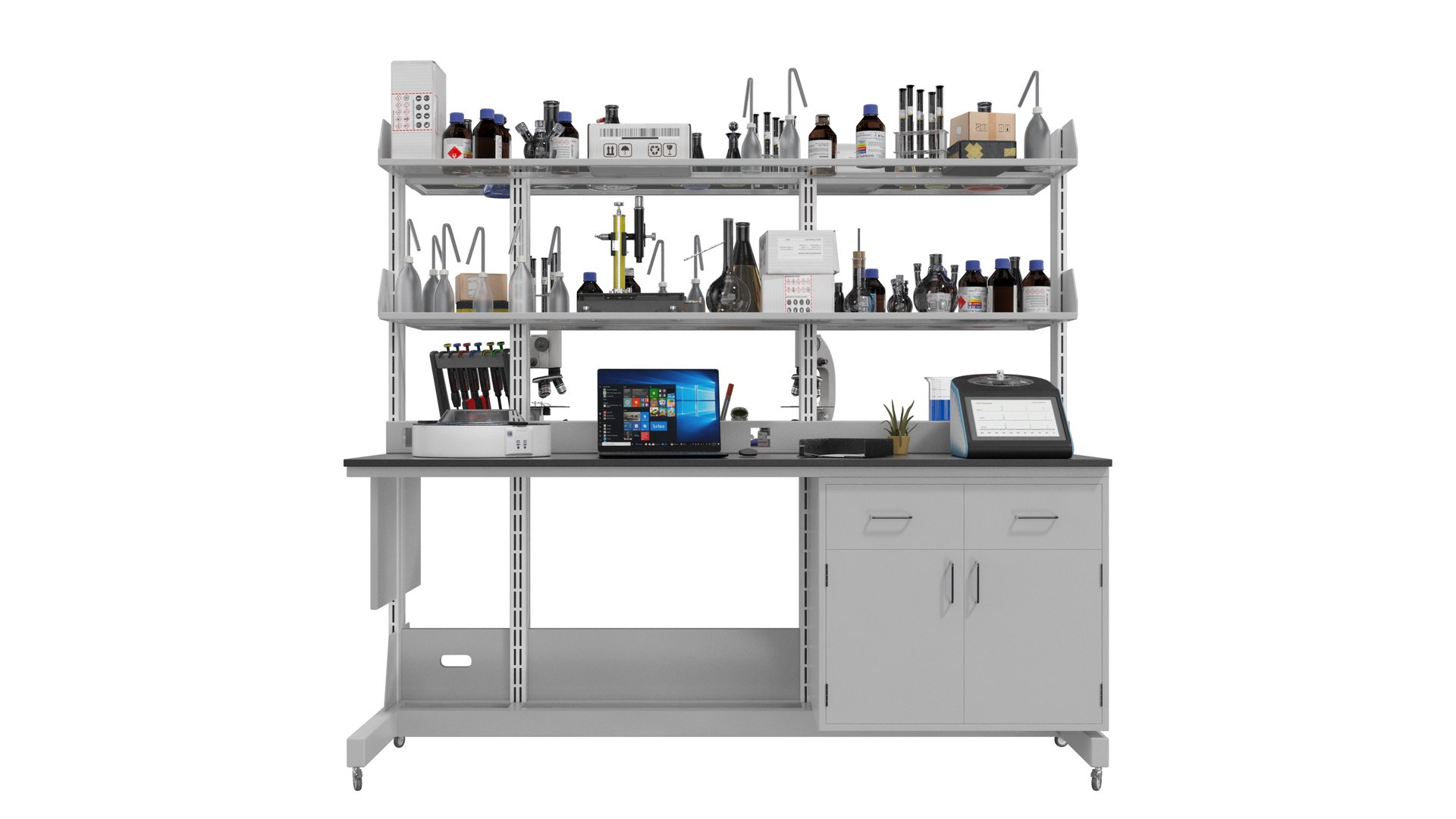 3D Laboratory Small Model - TurboSquid 1775023