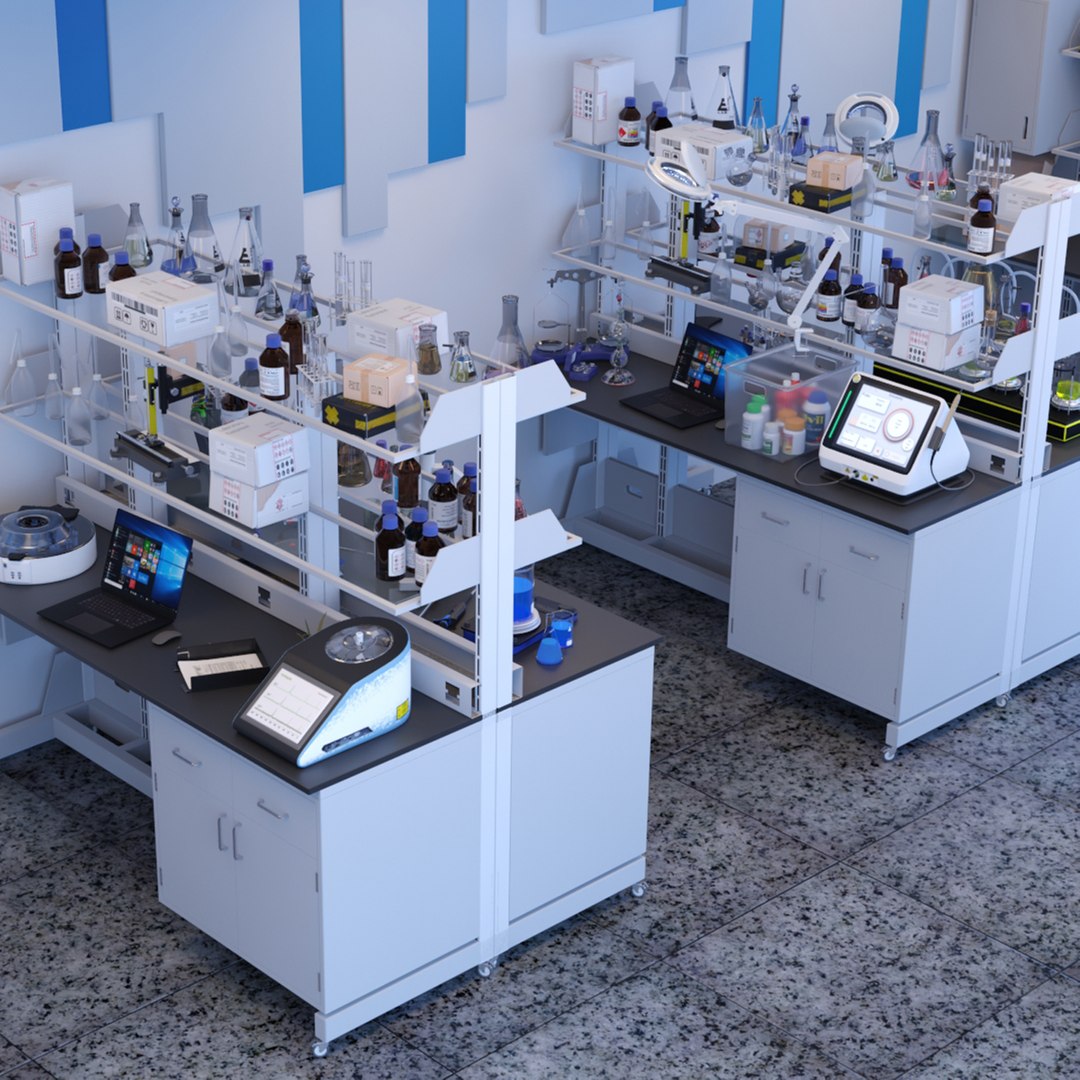 3D Laboratory Small Model - TurboSquid 1775023