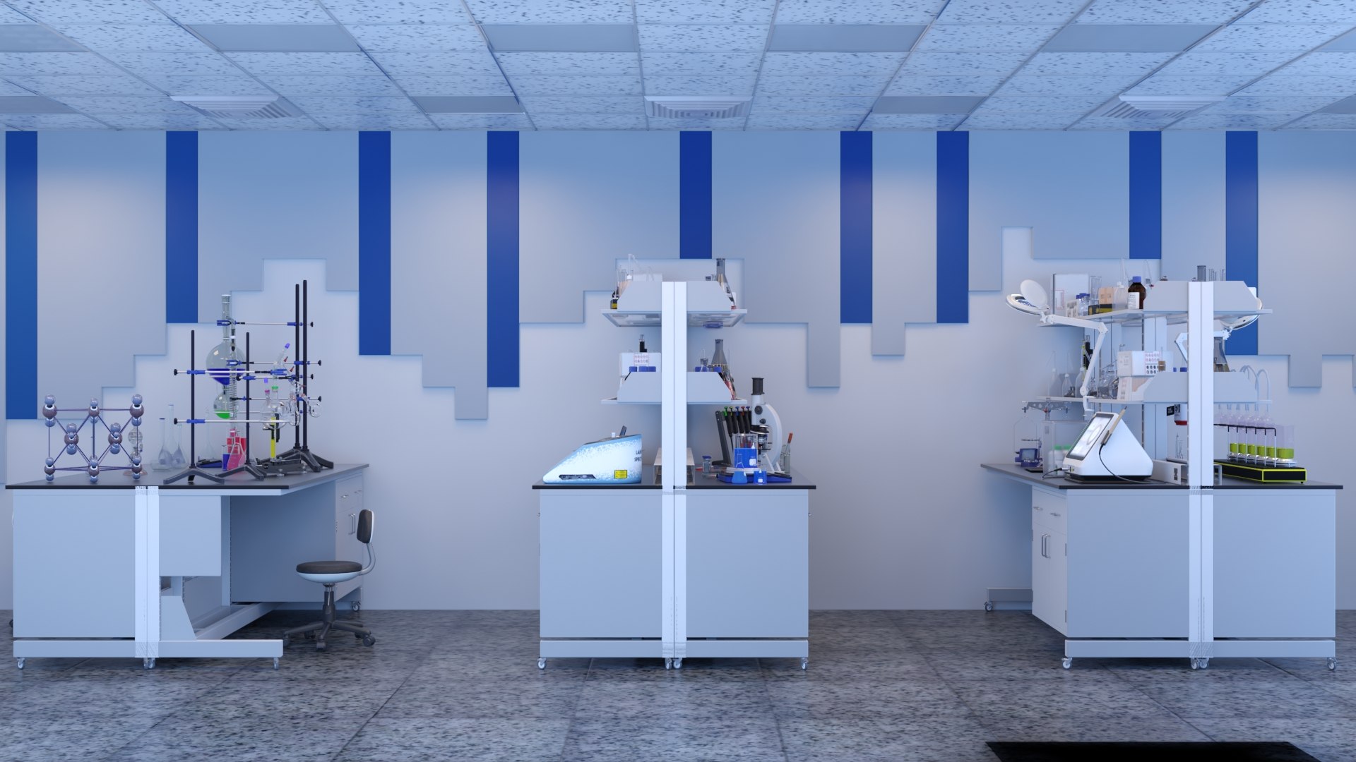 3D Laboratory Small Model - TurboSquid 1775023