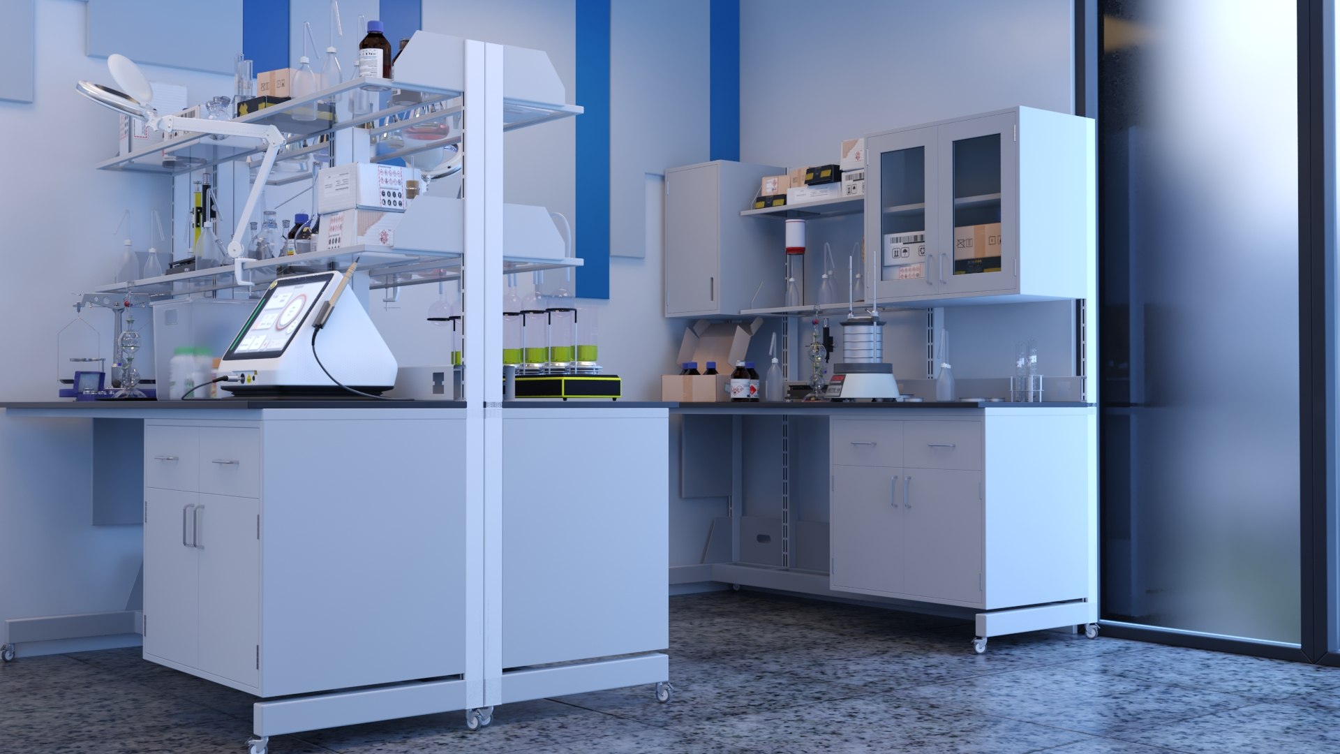 3D Laboratory Small Model - TurboSquid 1775023