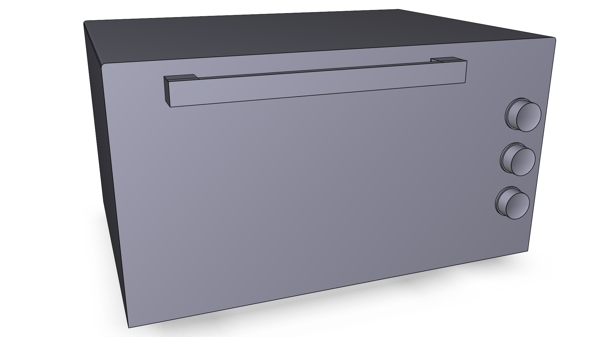 3D Model Microwave Oven SIMFER M3520 - TurboSquid 1804066