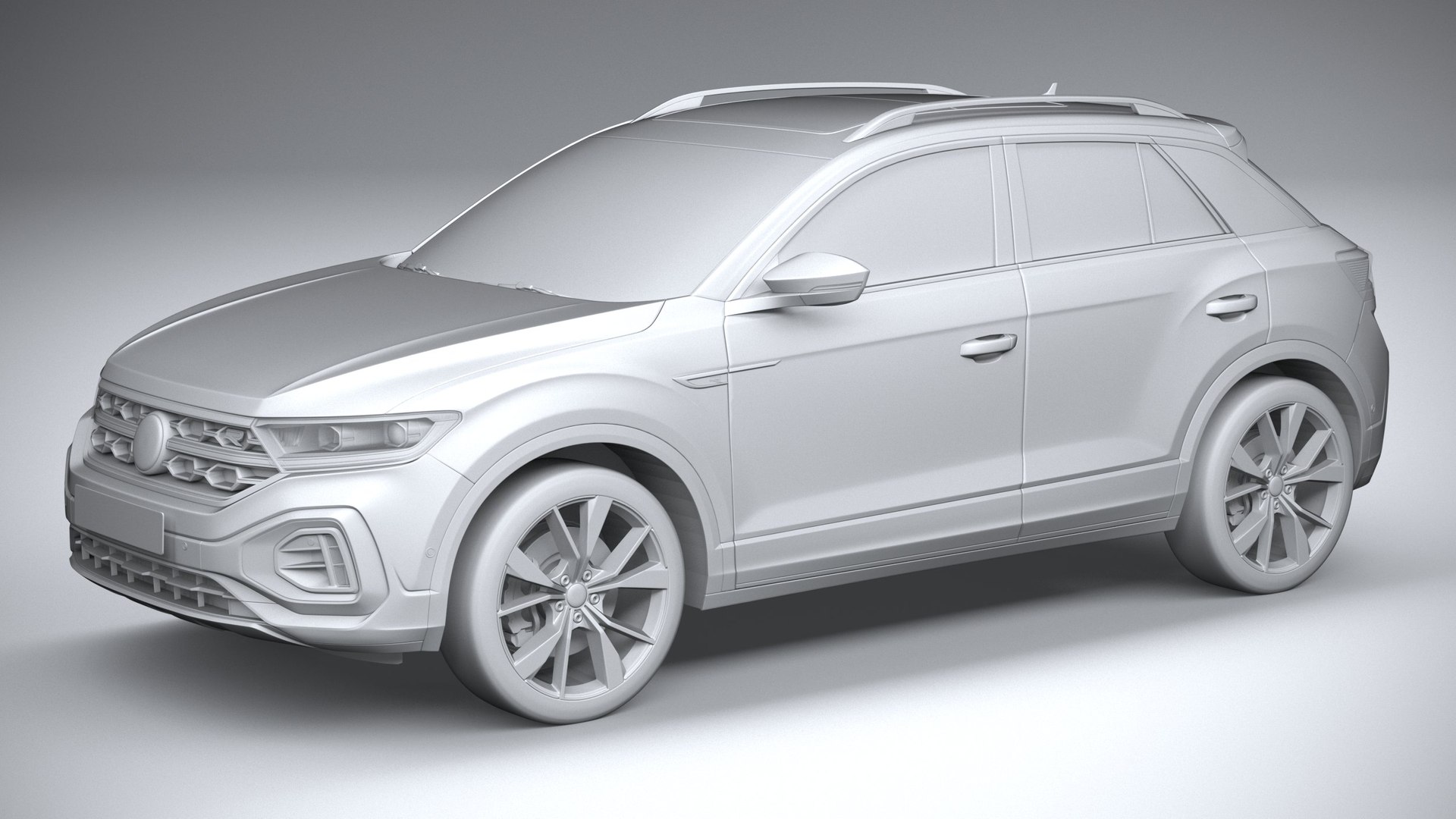 3D Volkswagen T-Roc R-line 2022 - TurboSquid 1848687