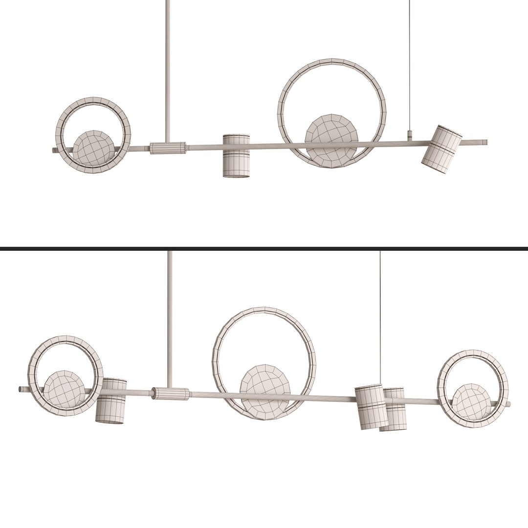 3D Chariklo Chandelier - TurboSquid 1955417