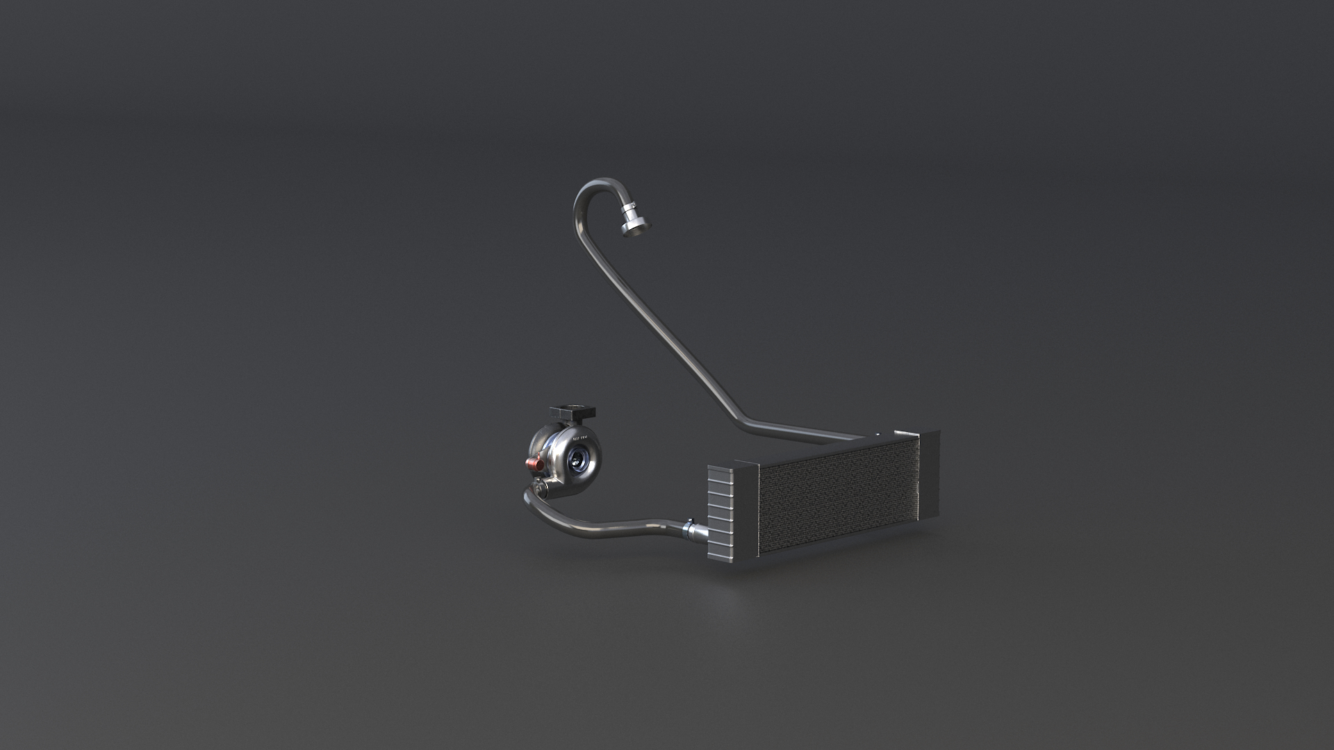 3D Model Turbocharger System - TurboSquid 2070141