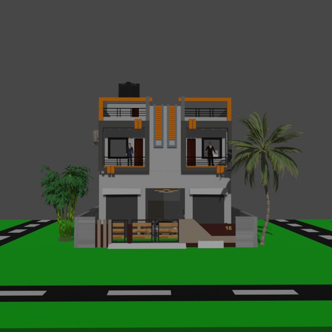 Modern Houses 3D Model - TurboSquid 2250657