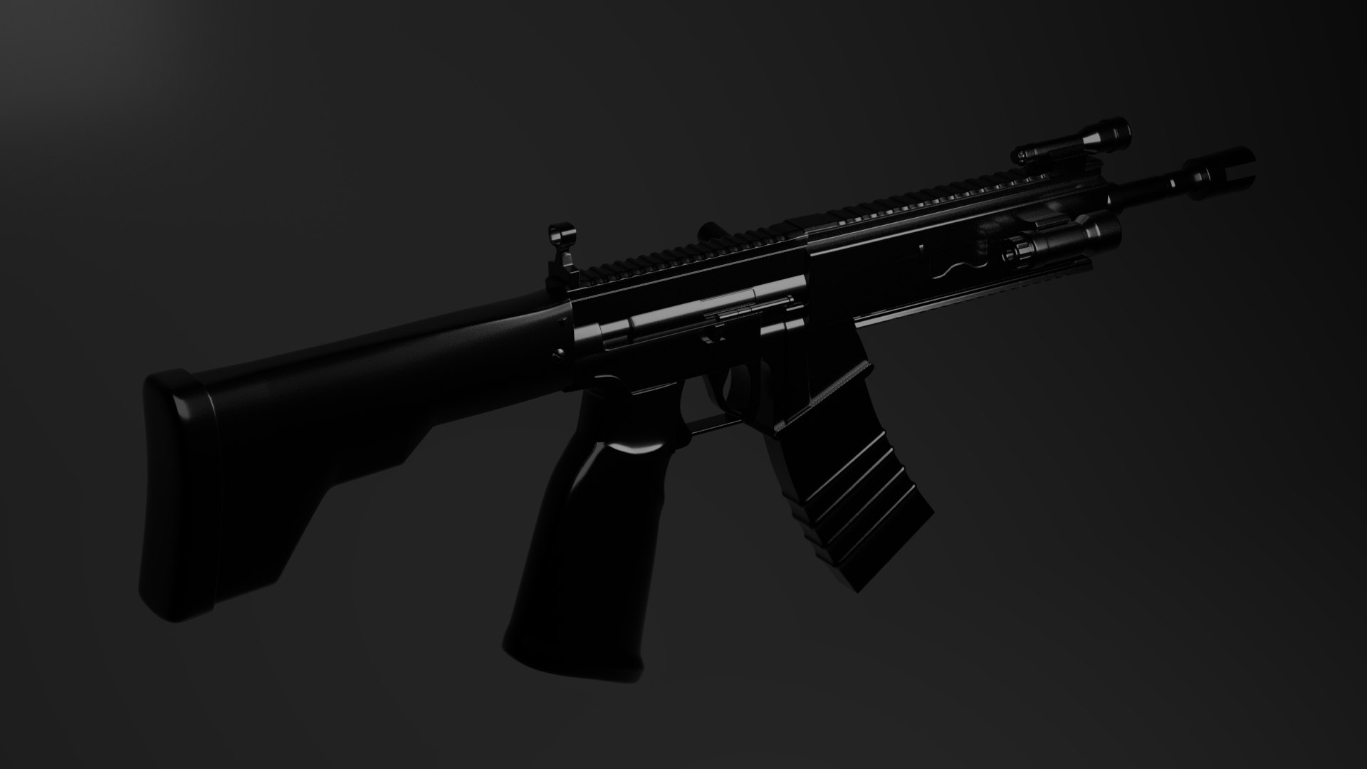 FN SCAR MODEL 3D - TurboSquid 1869908