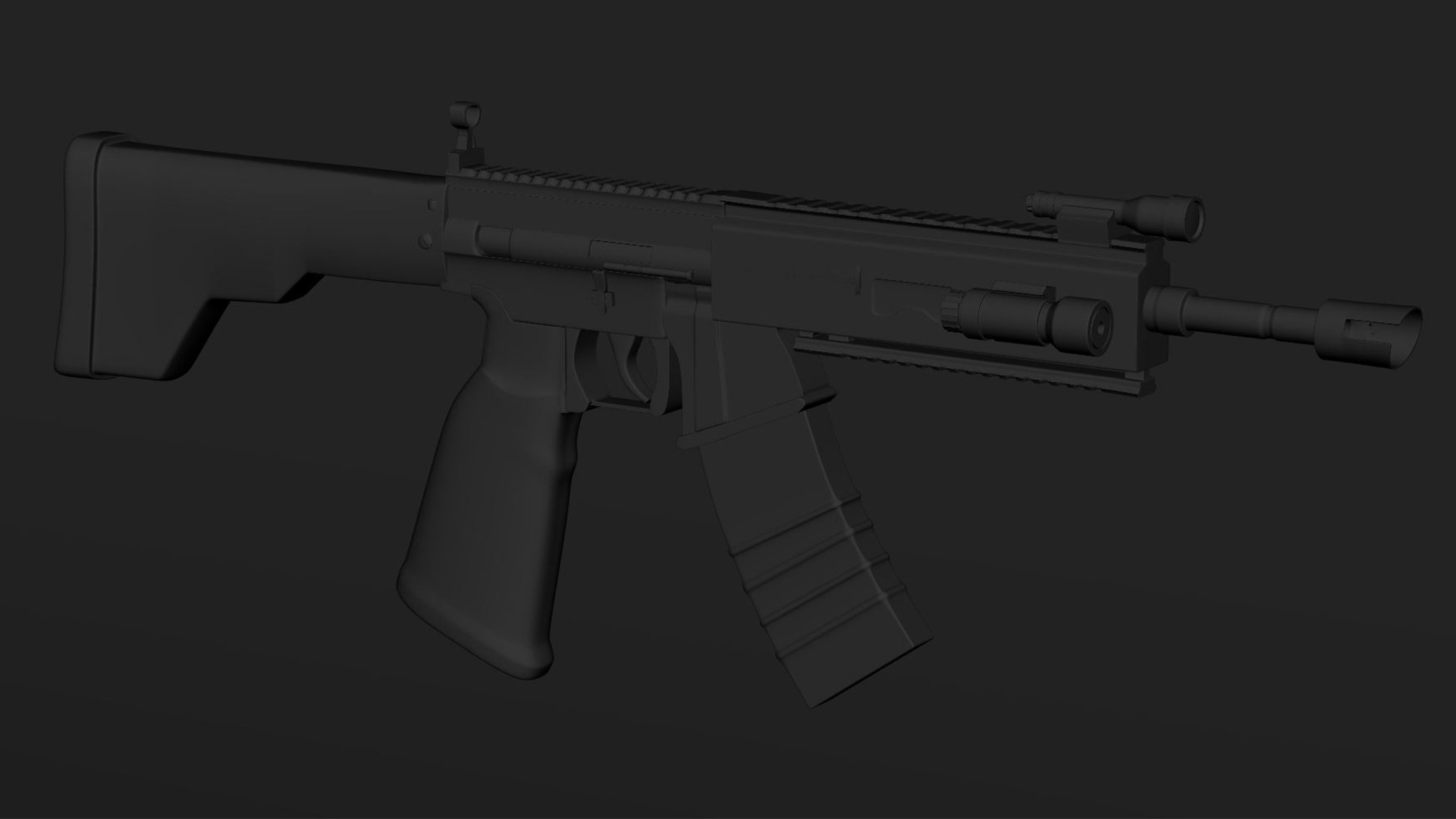 FN SCAR MODEL 3D - TurboSquid 1869908