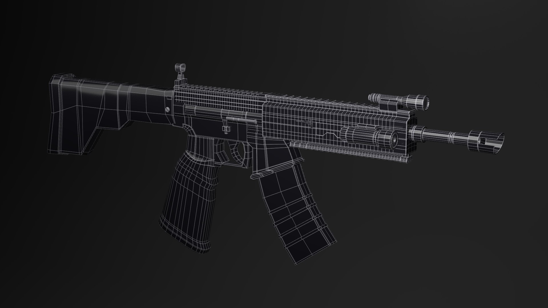 FN SCAR MODEL 3D - TurboSquid 1869908