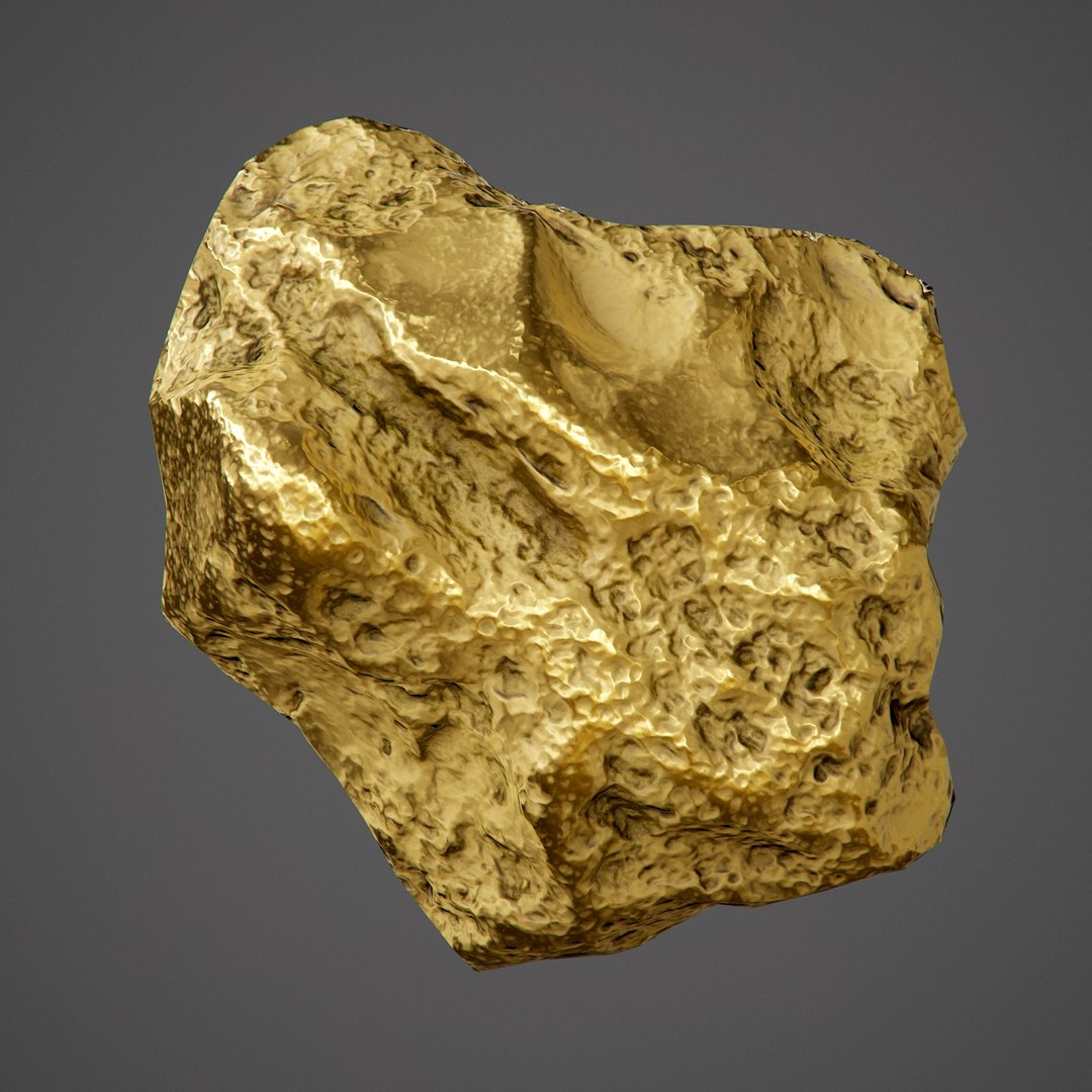 Gold Nugget Pbr - 3D Model - TurboSquid 1293355
